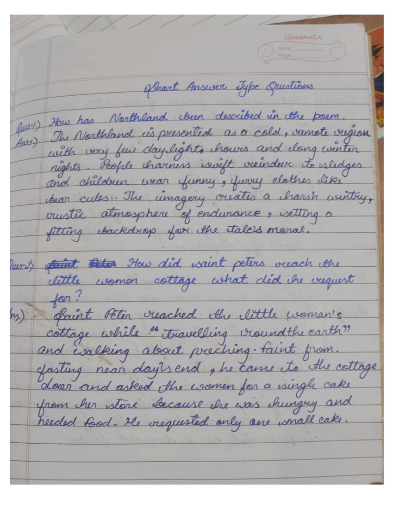 English Question Answer | PDF