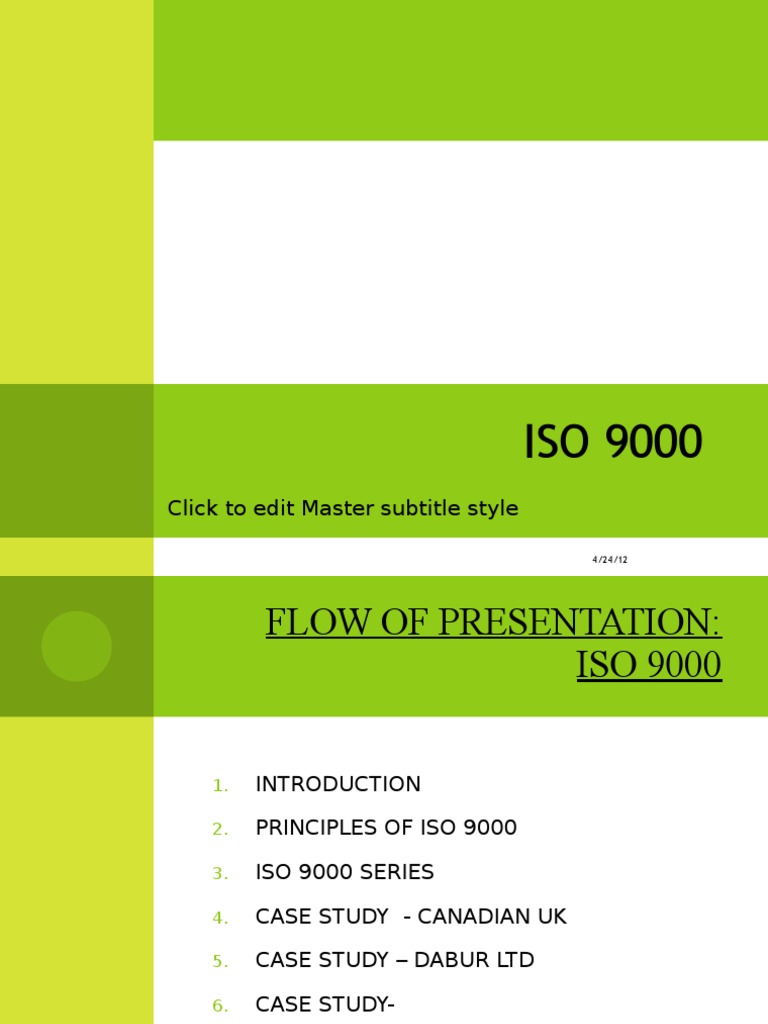 Overview of ISO 9000 Standards | PDF | Iso 9000 | International ...