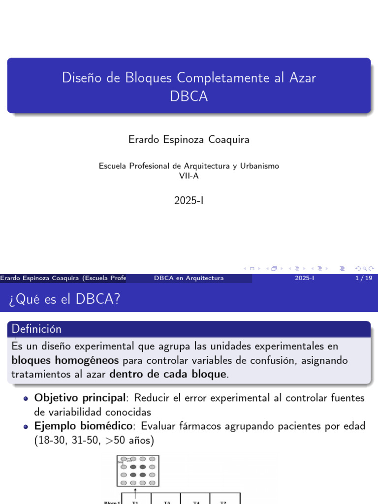 DBCA: Diseño Experimental en Arquitectura | PDF