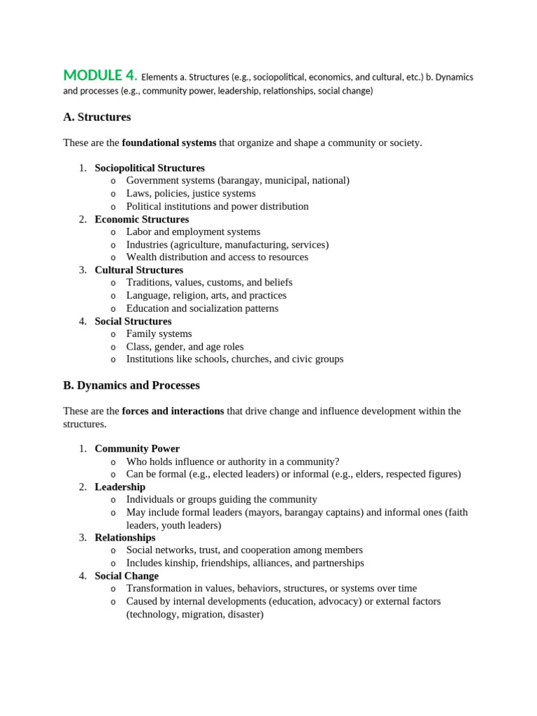 Q1 MODULE 4-5-Community Action | PDF | Poverty | Poverty & Homelessness