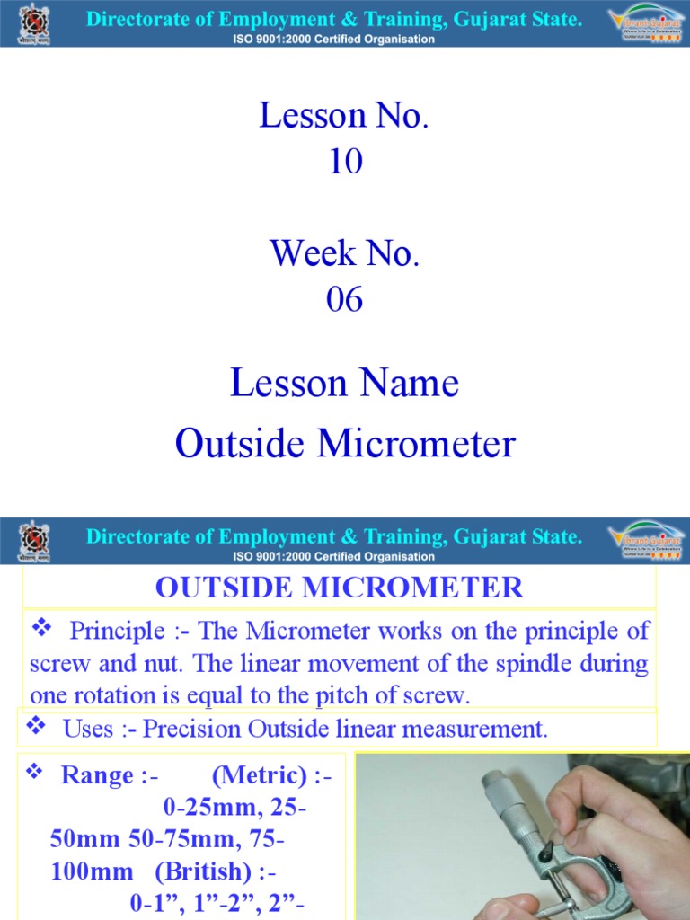 Understanding Outside Micrometers | PDF | Scientific Observation | Tools