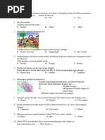 Soal PTS PAI Kelas 3 Semester 1 Dan Jawabannya | PDF