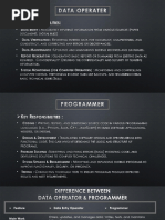 Data Entry Operator Job Description | PDF | Data | Computing