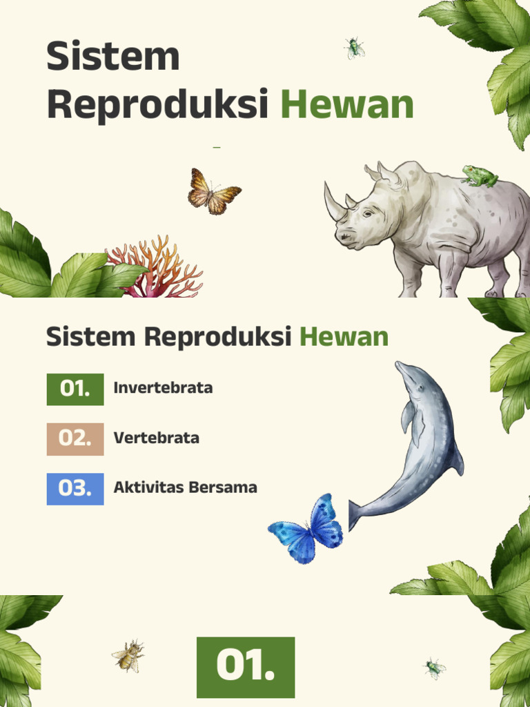 2425 Materi IPA 9 PARK 1 Pertemuan 3 - Bab 1 Sistem Reproduksi Hewan | PDF