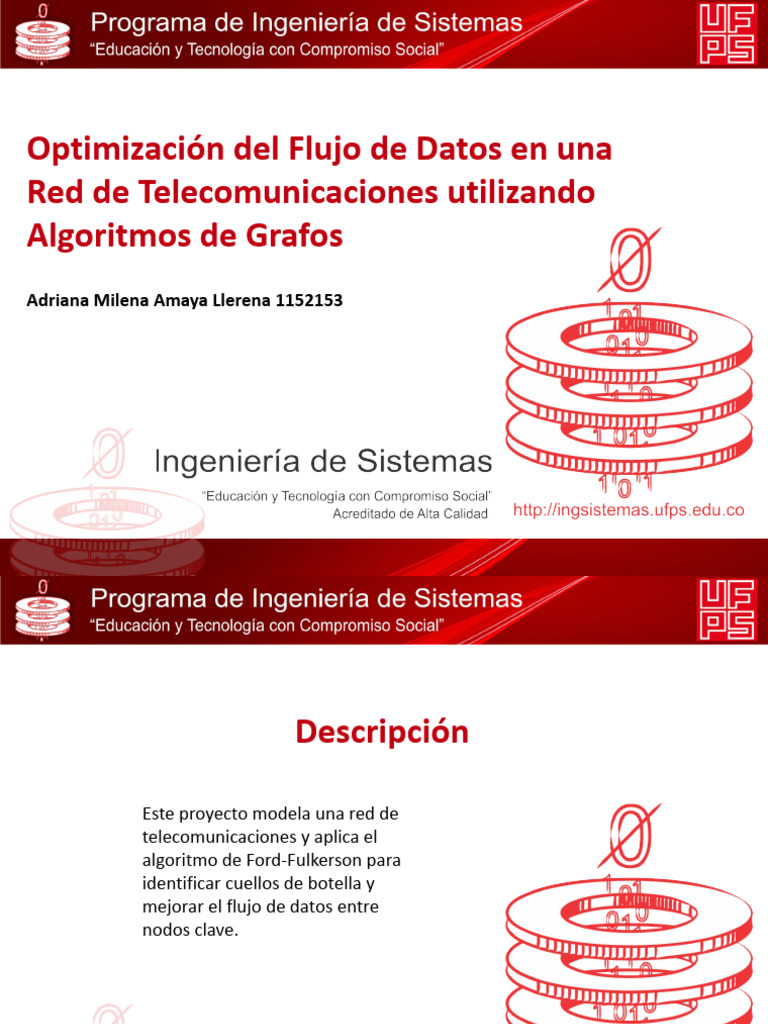Optimización de Flujos en Redes de Telecomunicaciones | PDF | Red de ...