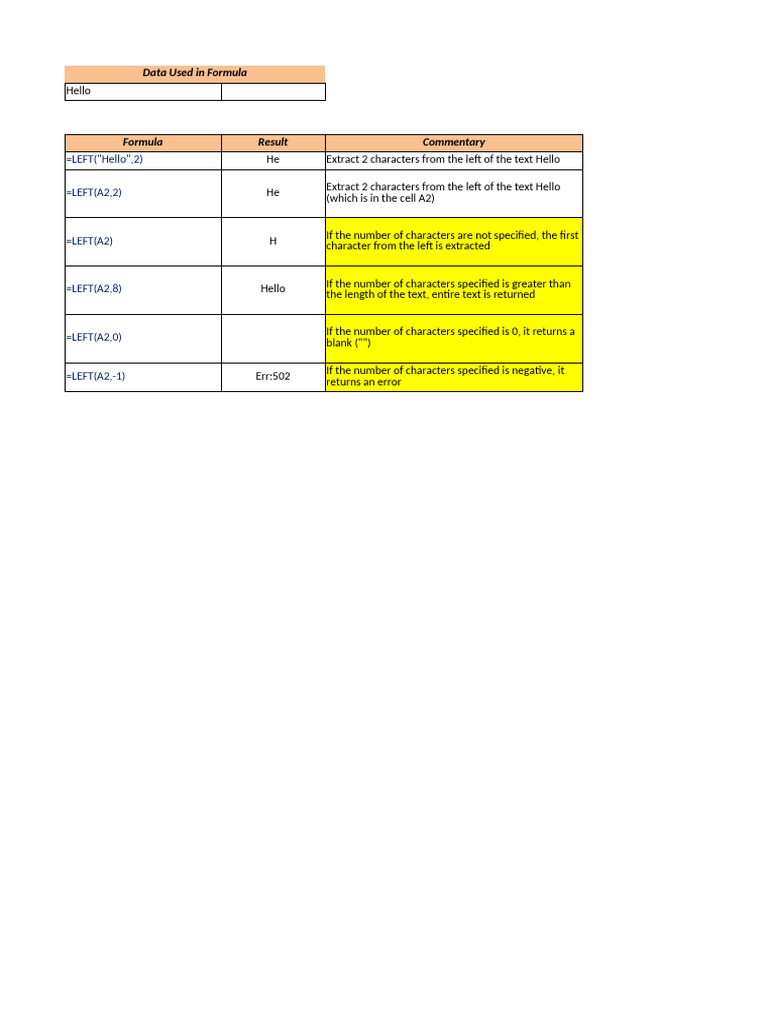 Lesson 14 Text Formulas | PDF | Computing | Notation