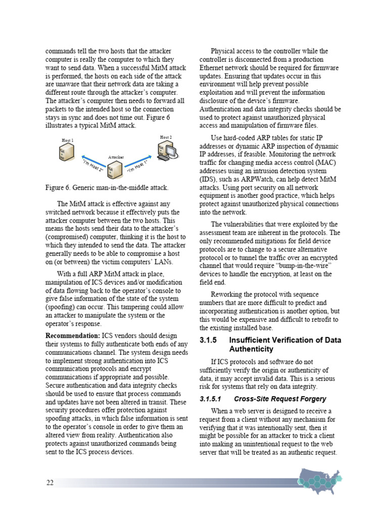 MitM Attack Risks and Mitigation Strategies | PDF | Computer Network ...