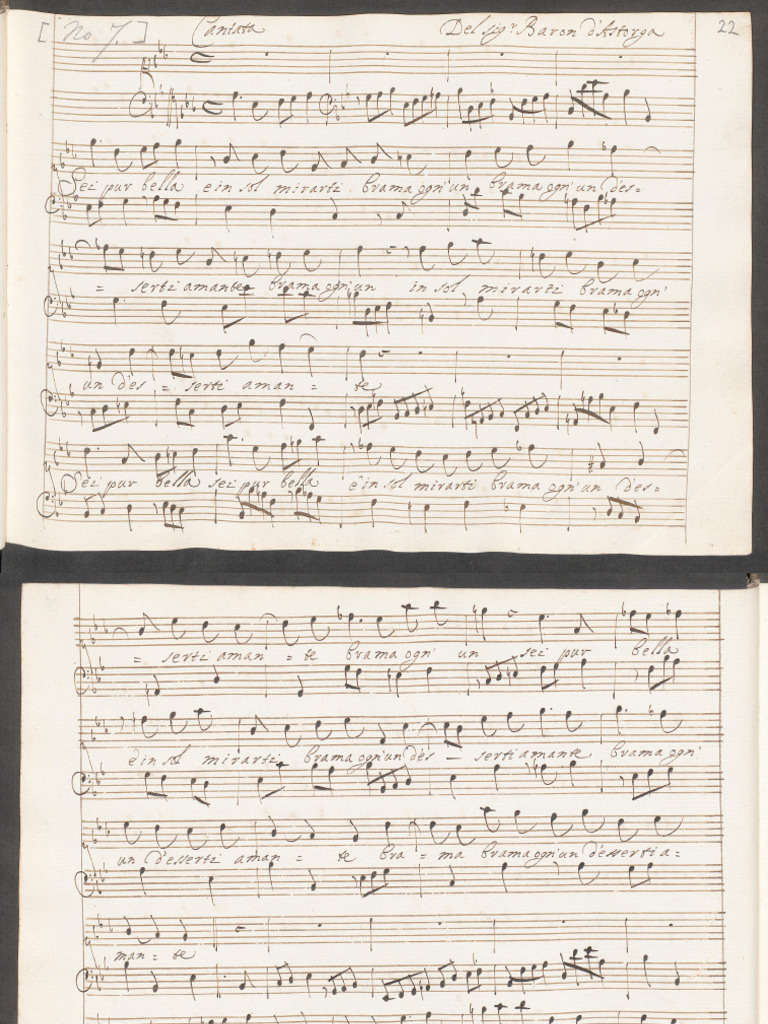 Cantata 'Sei Pur Bella', L. 170 (S, BC) | PDF