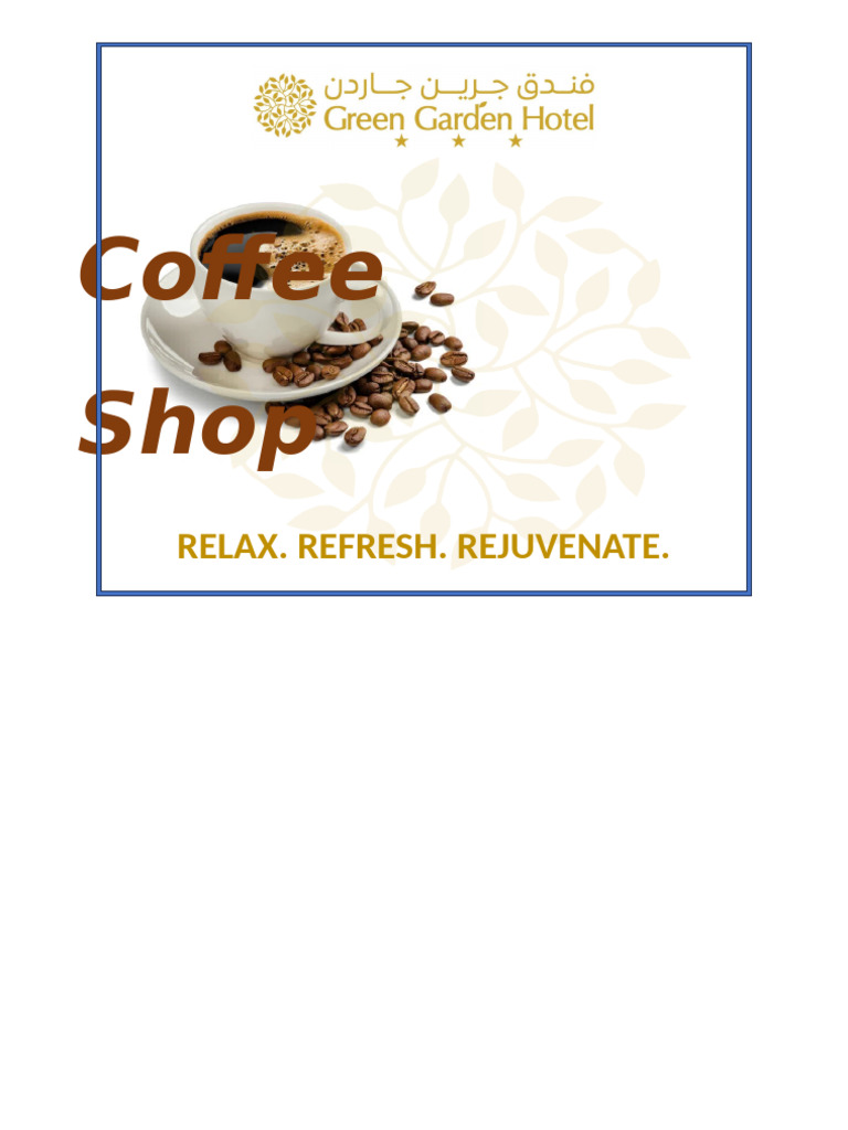 Coffee Shop | PDF
