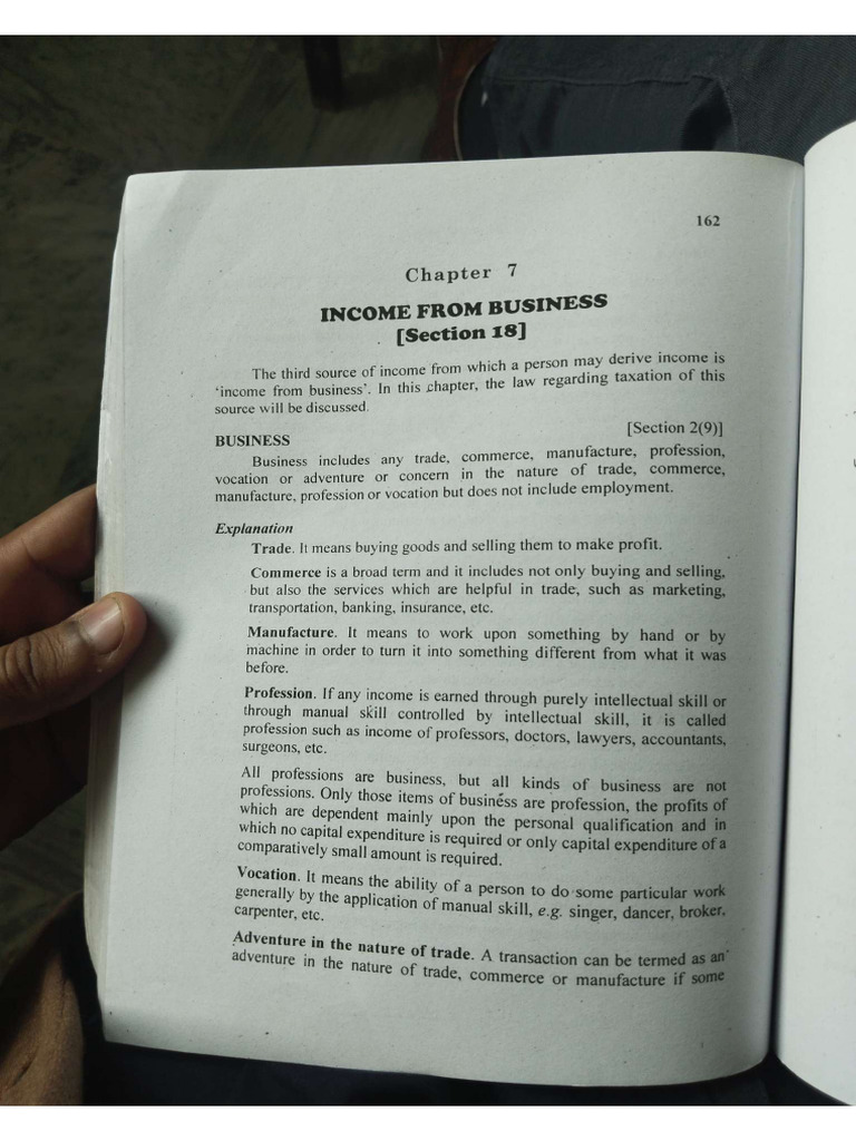 Chapter 7 Income From Business | PDF