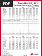 CA Program Timetable Yearly Term 1 2023 - Term 4 2024 | PDF ...
