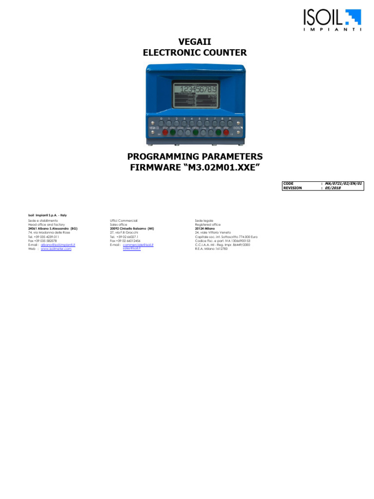 Ma 721 02 en 01 Parameters | PDF | Computer Keyboard | Parameter (Computer Programming)