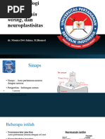 Sinaps dan Neurotransmitter: Fungsi dan Mekanisme | PDF