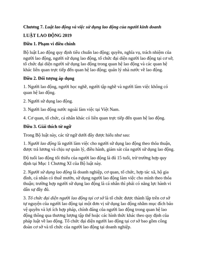 Chương 7 LKD | PDF