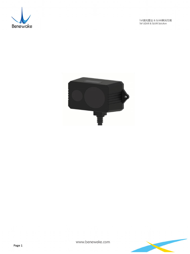 TF02 LiDAR 22m Product Specifications | PDF | Lidar | Electronics