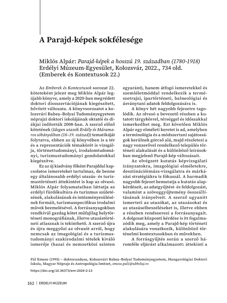 Parajd Kepek | PDF