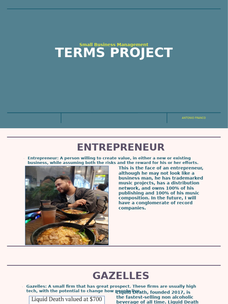 Small Business Management Terms Guide | PDF | Intellectual Property ...