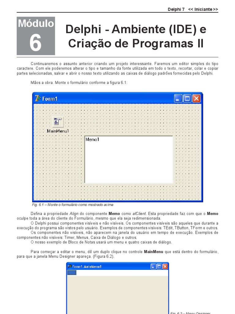 Editor de texto simples em Delphi | PDF | Microsoft Access | SQL