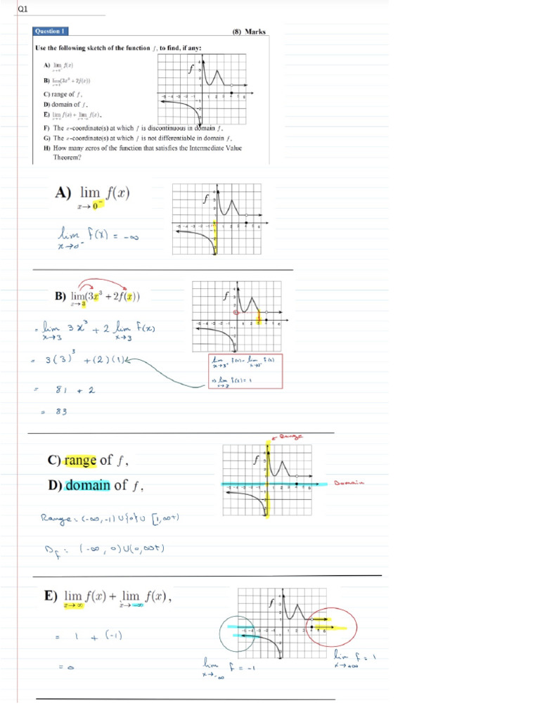 HW2-1 Derivatives Exercises For Calc With Solutions | PDF