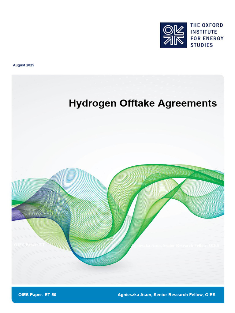 Hydrogen Offtake Agreements | PDF | Project Finance | Market (Economics)