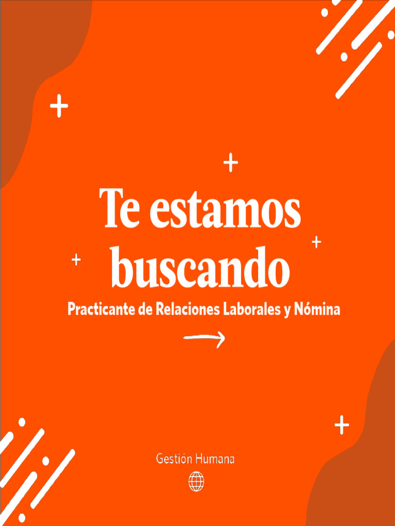 Practicante en Relaciones Laborales y Nómina | PDF