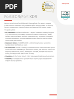 fortiEDR Datasheet | PDF | Computer Security | Security