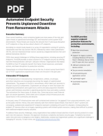 fortiEDR Datasheet | PDF | Computer Security | Security