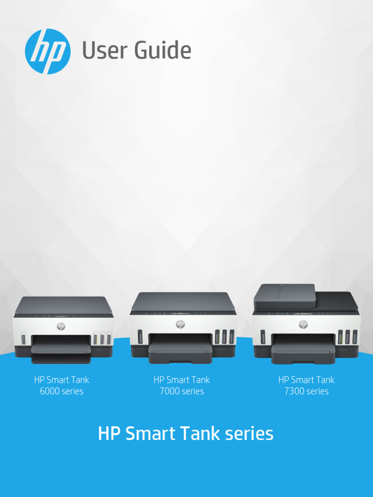 HP Smart Tank 6001 User Guide | PDF | Printer (Computing) | Image Scanner