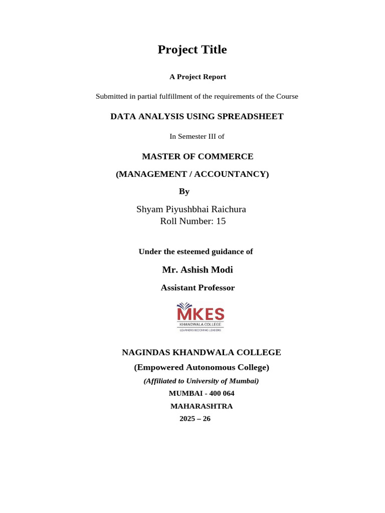 MCOM Sem III DataAnalysis Format | PDF | Entertainment | Consumption (Economics)