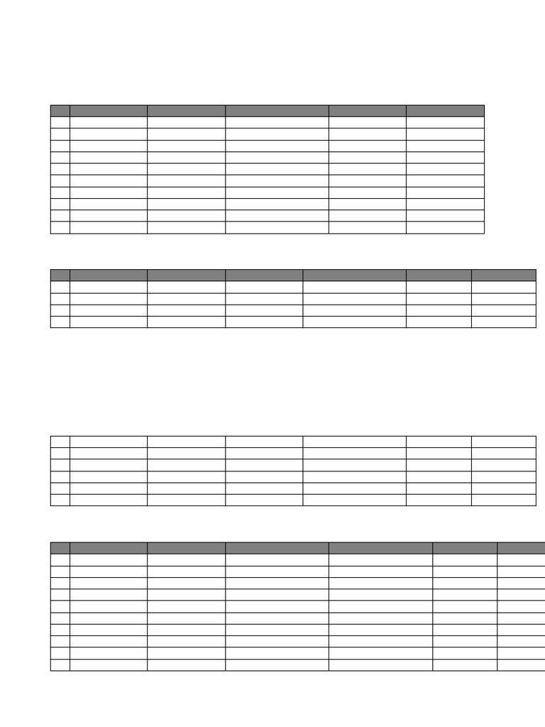 Data Warga: Tetap, Pendatang, Keluar | PDF