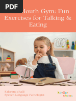 Oral Motor Exercises | PDF