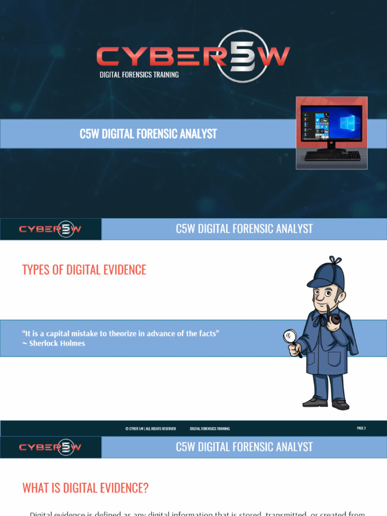 What Is The Digital Evidence | PDF
