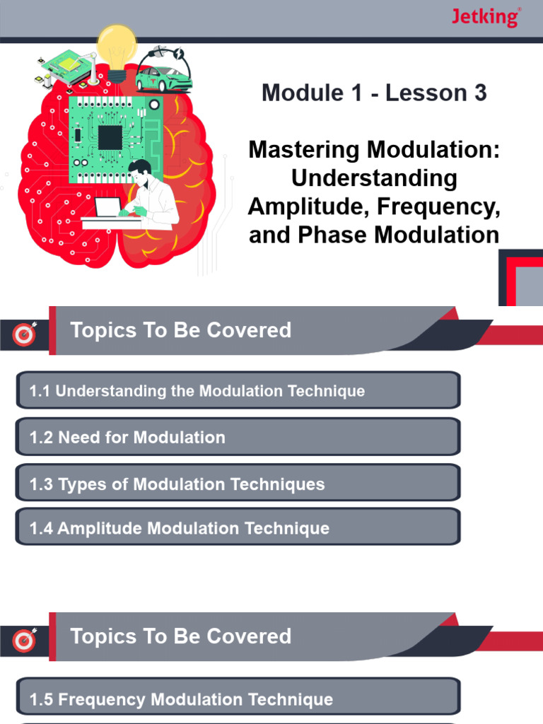 Mastering Modulation - Understanding Amplitude Frequency-SL | PDF | Frequency Modulation | Amplitude