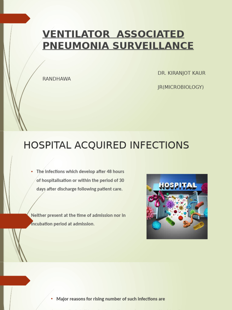 VAP Prevention and Surveillance Strategies | PDF | Hospital Acquired ...