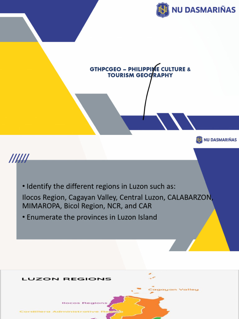 Regions and Attractions of Luzon | PDF | Luzon | Philippines