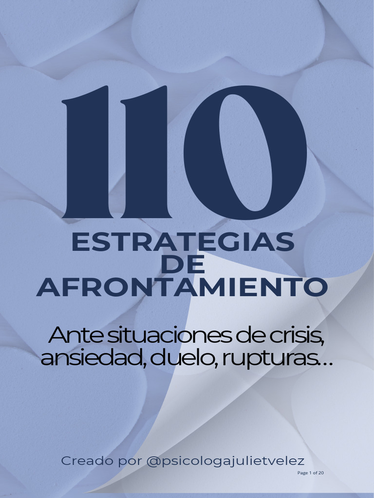 110 Estrategias de Afrontamiento Efectivas | PDF | Dolor | Mente