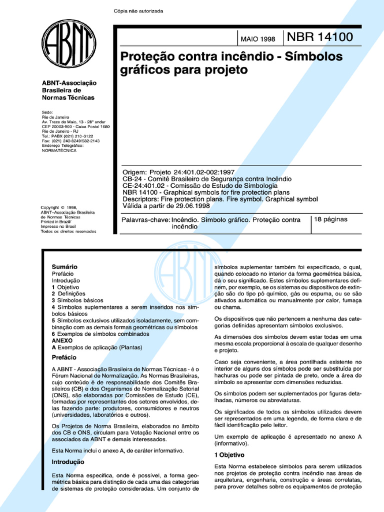 NBR 14100 | PDF