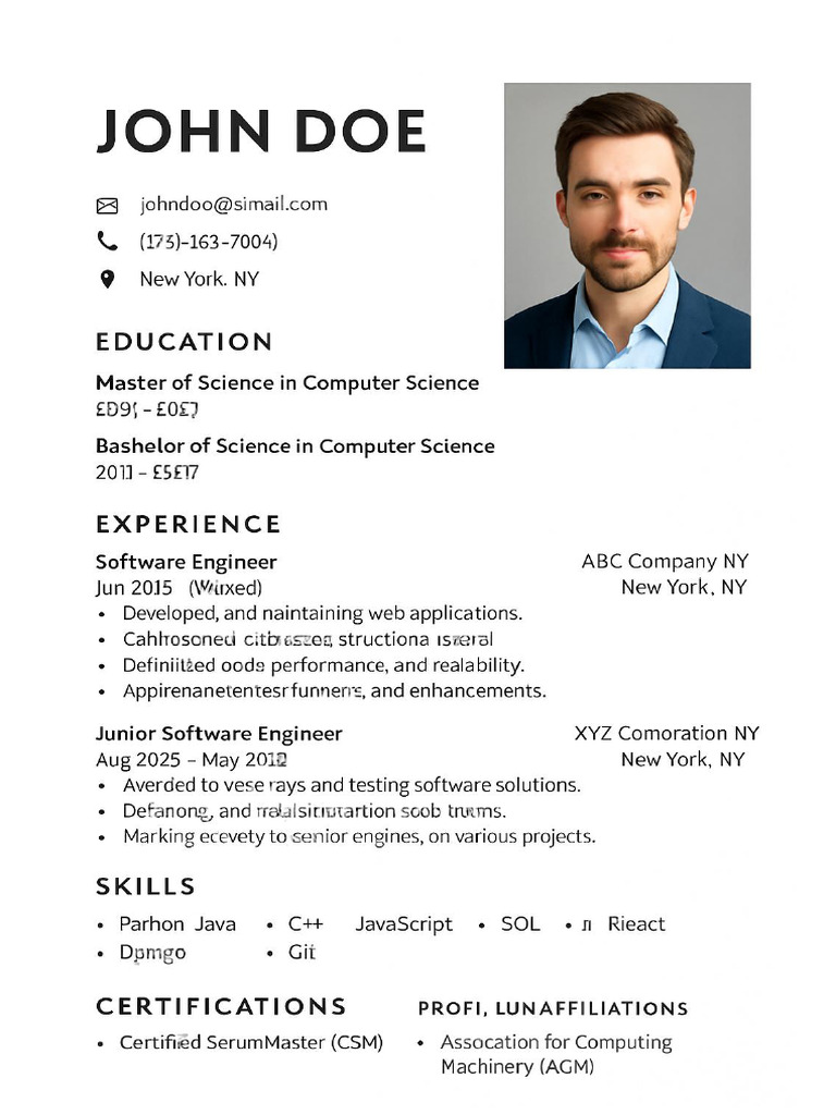 John Doe CV | PDF