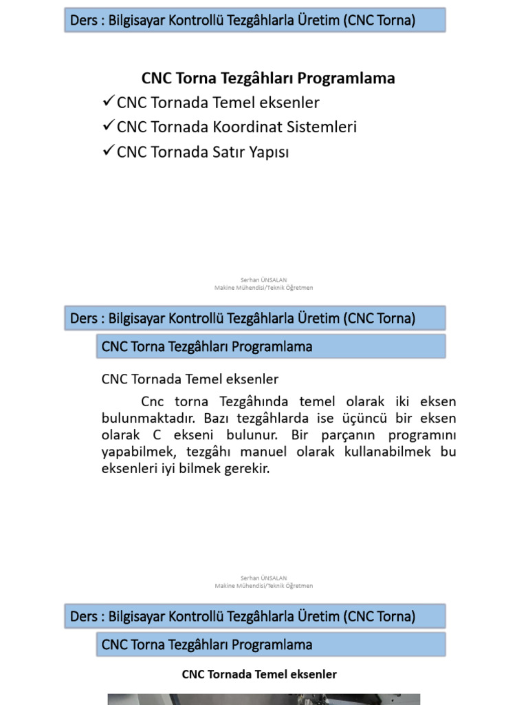 5 CNC Tornada Programlama | PDF