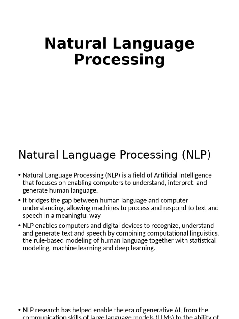 Natural Language Processing | PDF | Parsing | Syntax