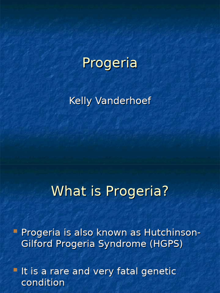 Progeria | PDF