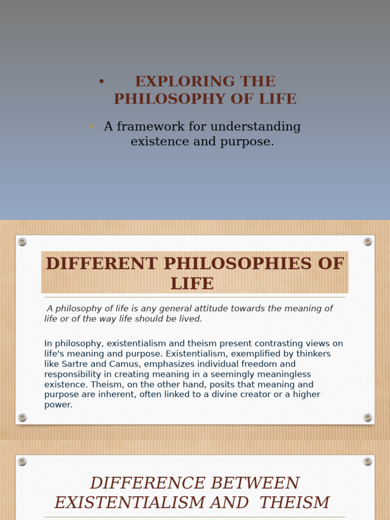 Exploring The Philosophy of Life | PDF
