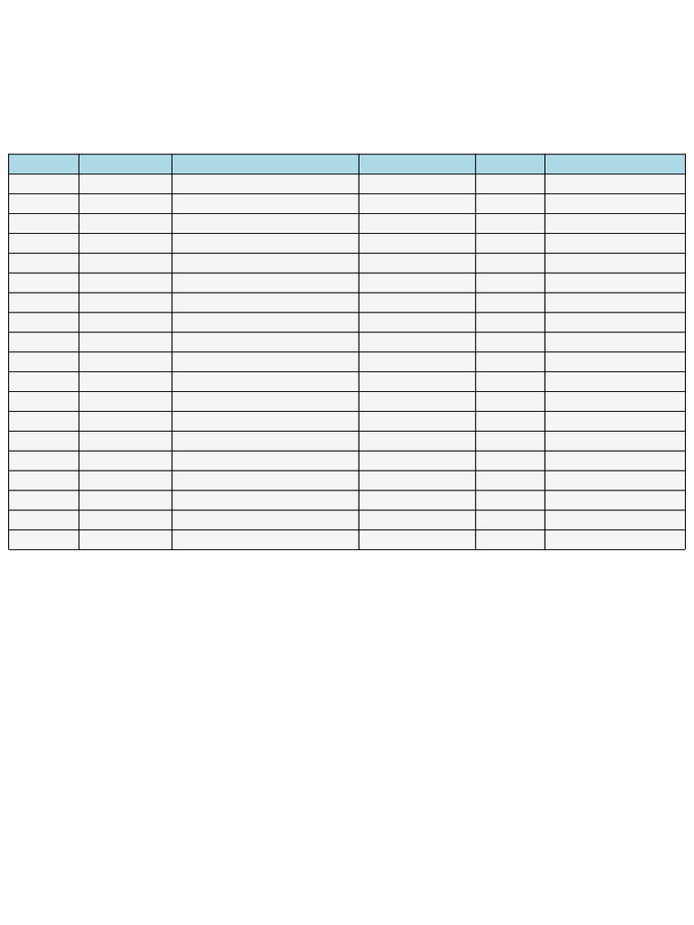 EPI Schedule | PDF