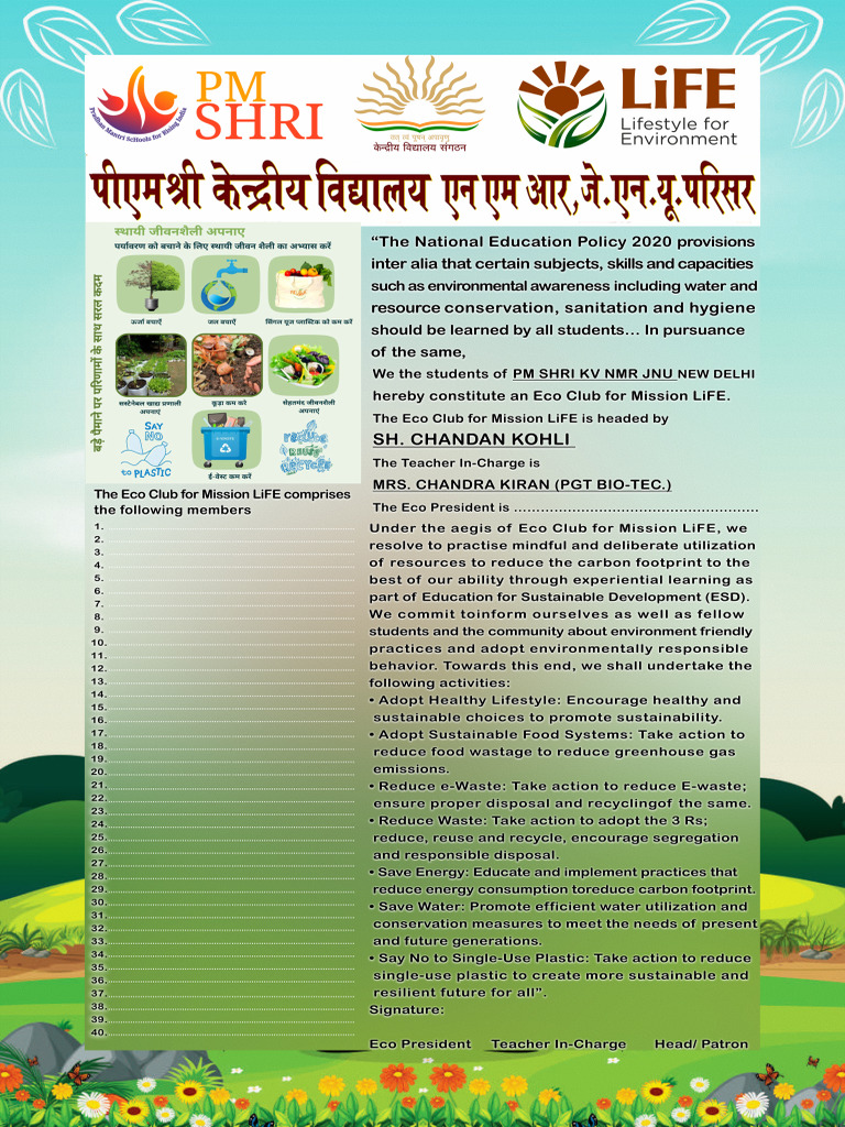 Eco Club 2025 | PDF