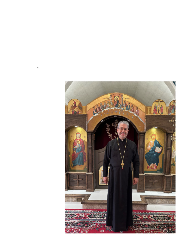 Rev. Archimandrite Theodoros Profile | PDF