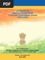 MPLADS Guidelines 2023 Overview | PDF | Government Of India | Government