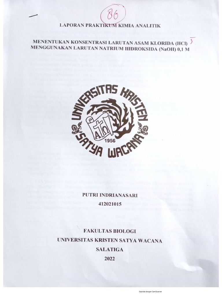 Laprak Titrasi | PDF
