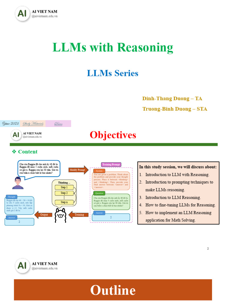 LLM Reasoning Techniques Overview | PDF | Artificial Intelligence ...