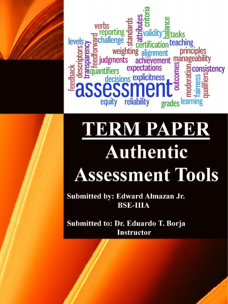 Authentic Assessment Tools | PDF | Business