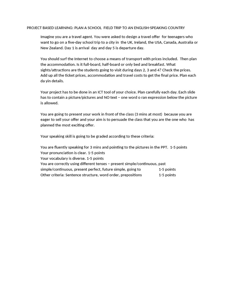 Project Based Learning | PDF